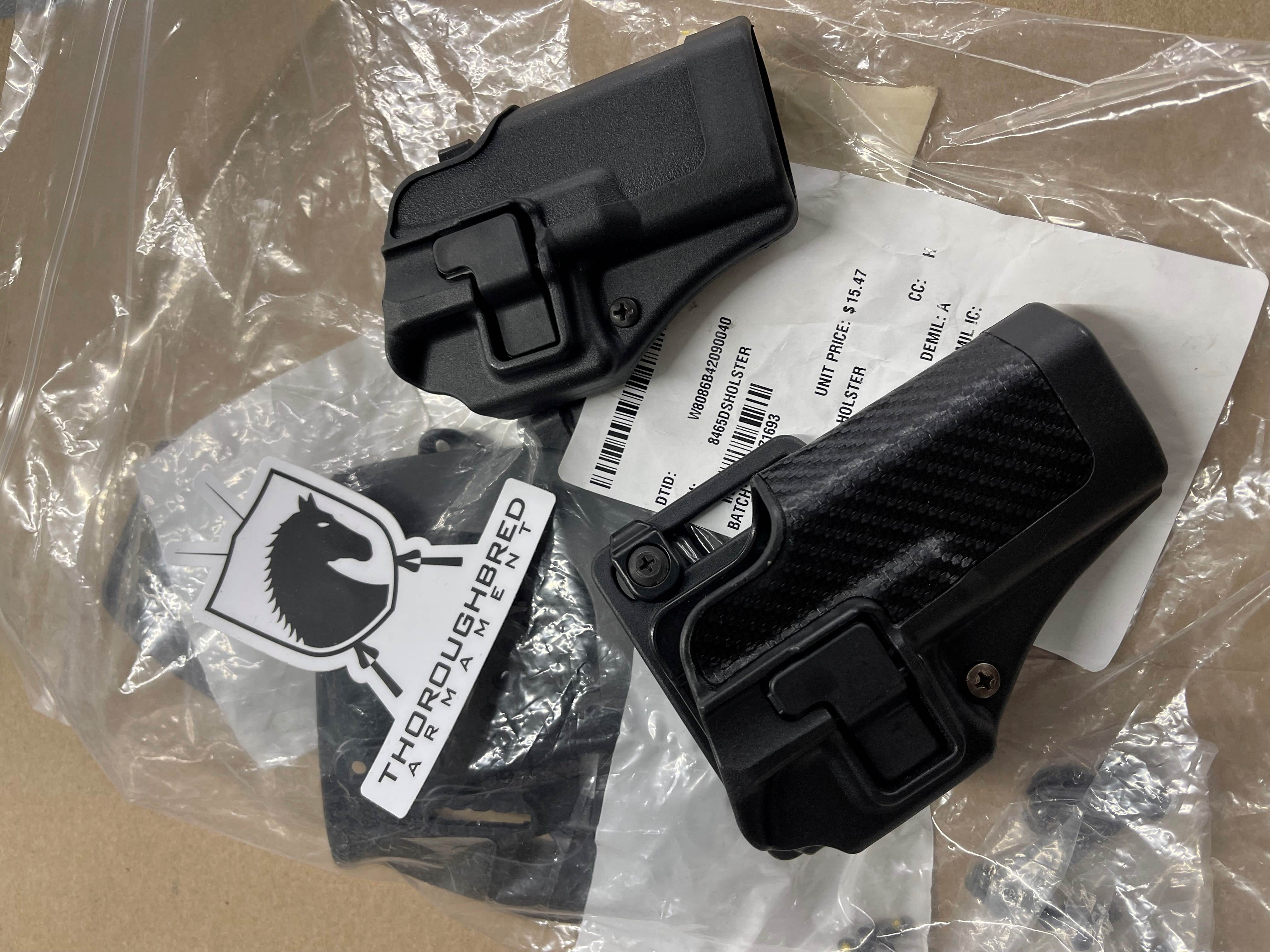 Blackhawk 17 and 19 holsters